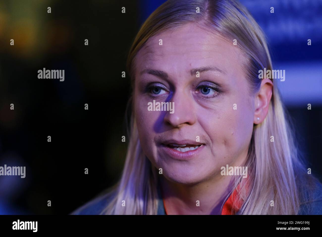 Brussels, Belgium. 02nd Feb, 2024. Elina VALTONEN, Minister of Foreign ...
