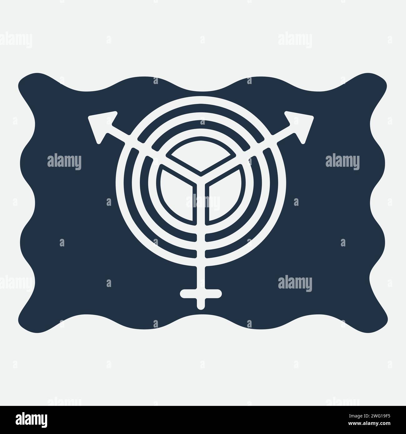 Gender Symbol Vector Design Logo Illustration Stock Vector Image And Art Alamy