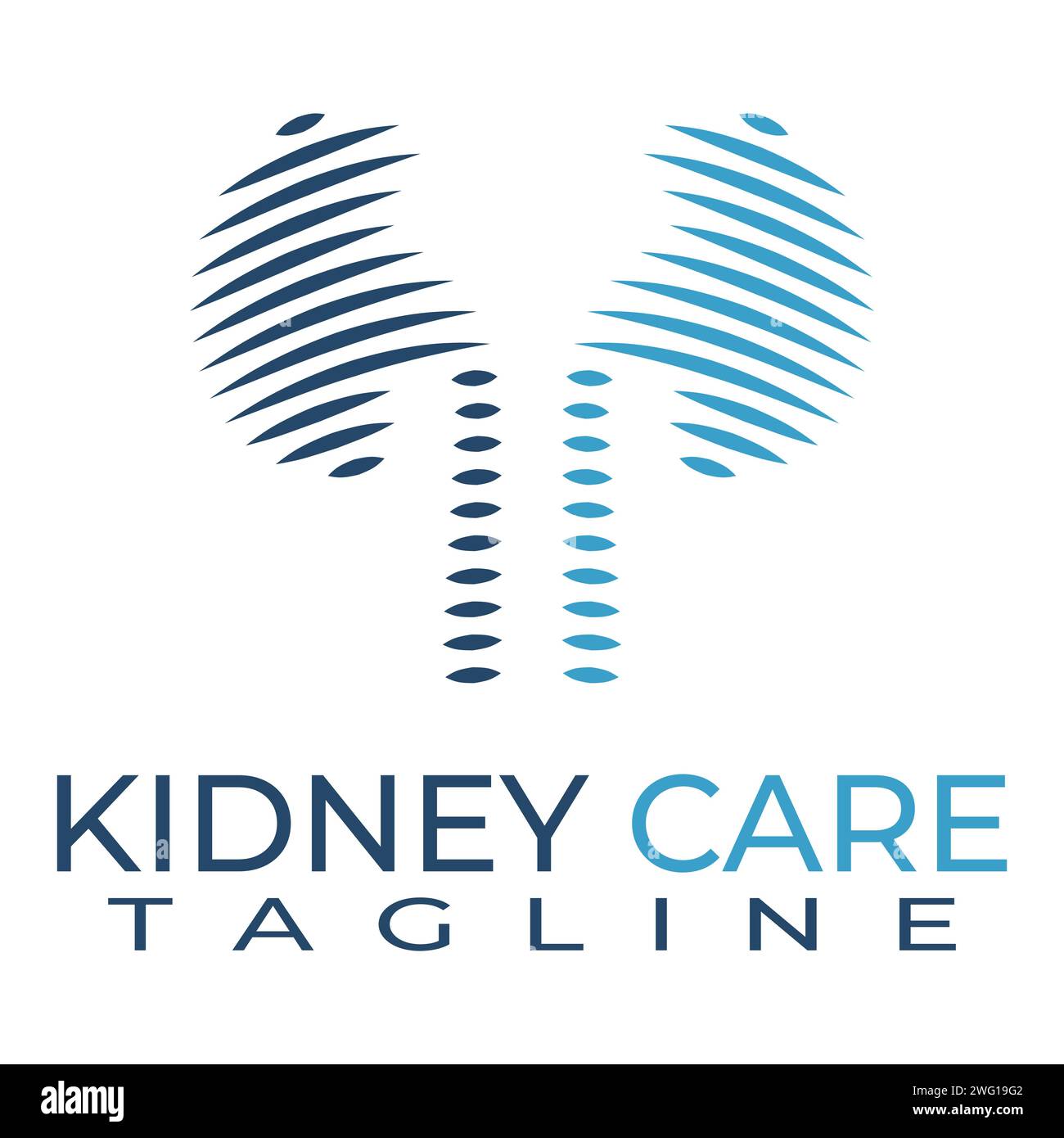 Kidney emblem vector design logo illustration Stock Vector Image & Art ...