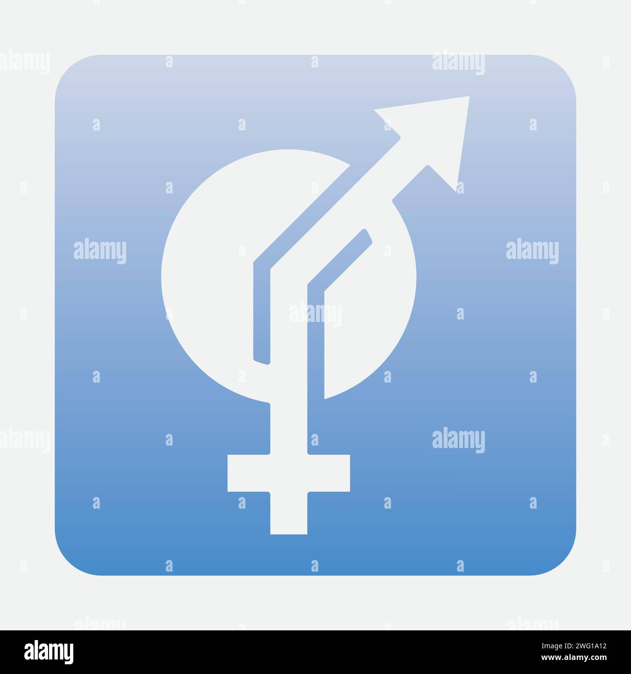 Gender symbol vector design logo illustration Stock Vector Image & Art ...