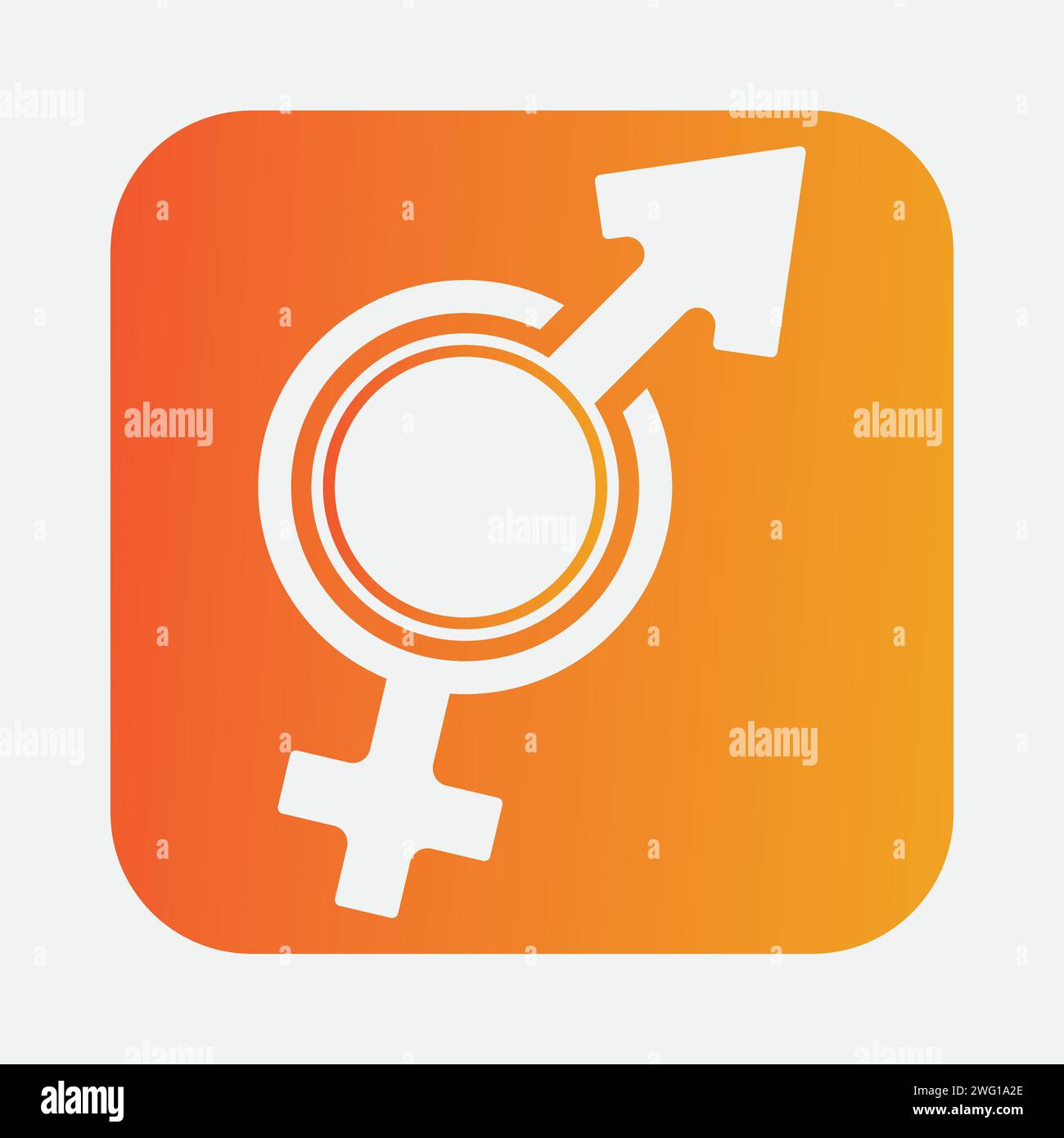 Gender symbol vector design logo illustration Stock Vector Image & Art ...