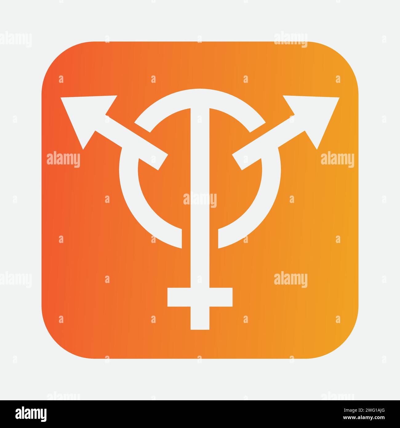 Gender symbol vector design logo illustration Stock Vector Image & Art ...