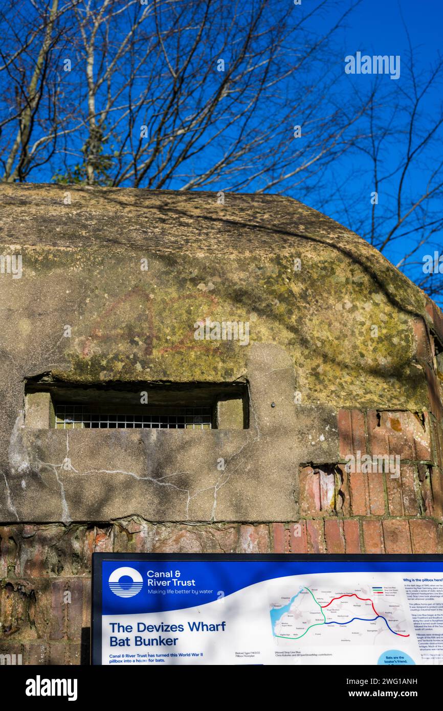 The Devizes Wharf Bat Bunker, Kennet and Avon Canal, Devizes, Wiltshire ...