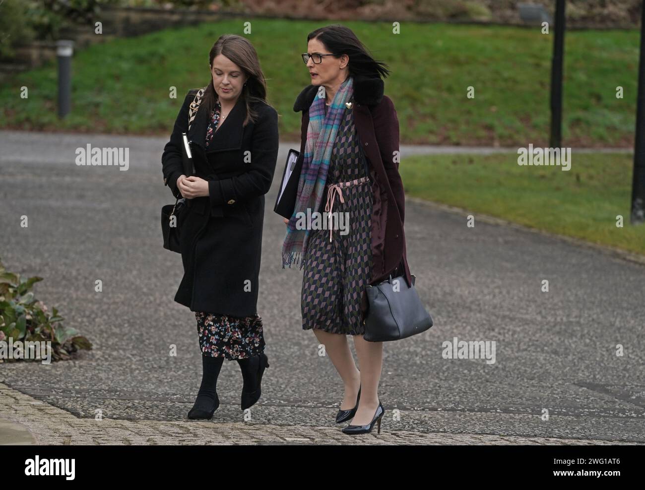 Alliance Party MLAs Nuala McAllister (left) and Paula Bradshaw ...