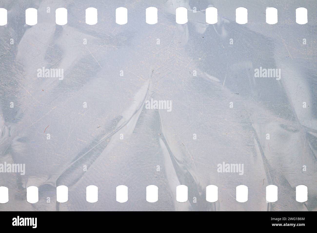 Dusty and grungy 35mm film texture or surface. Perforated scratched ...