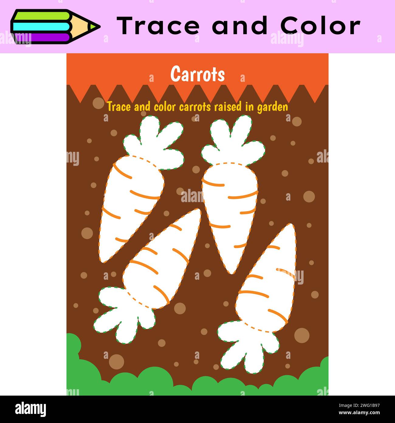 Pen tracing lines activity worksheet for children. Pencil control for ...
