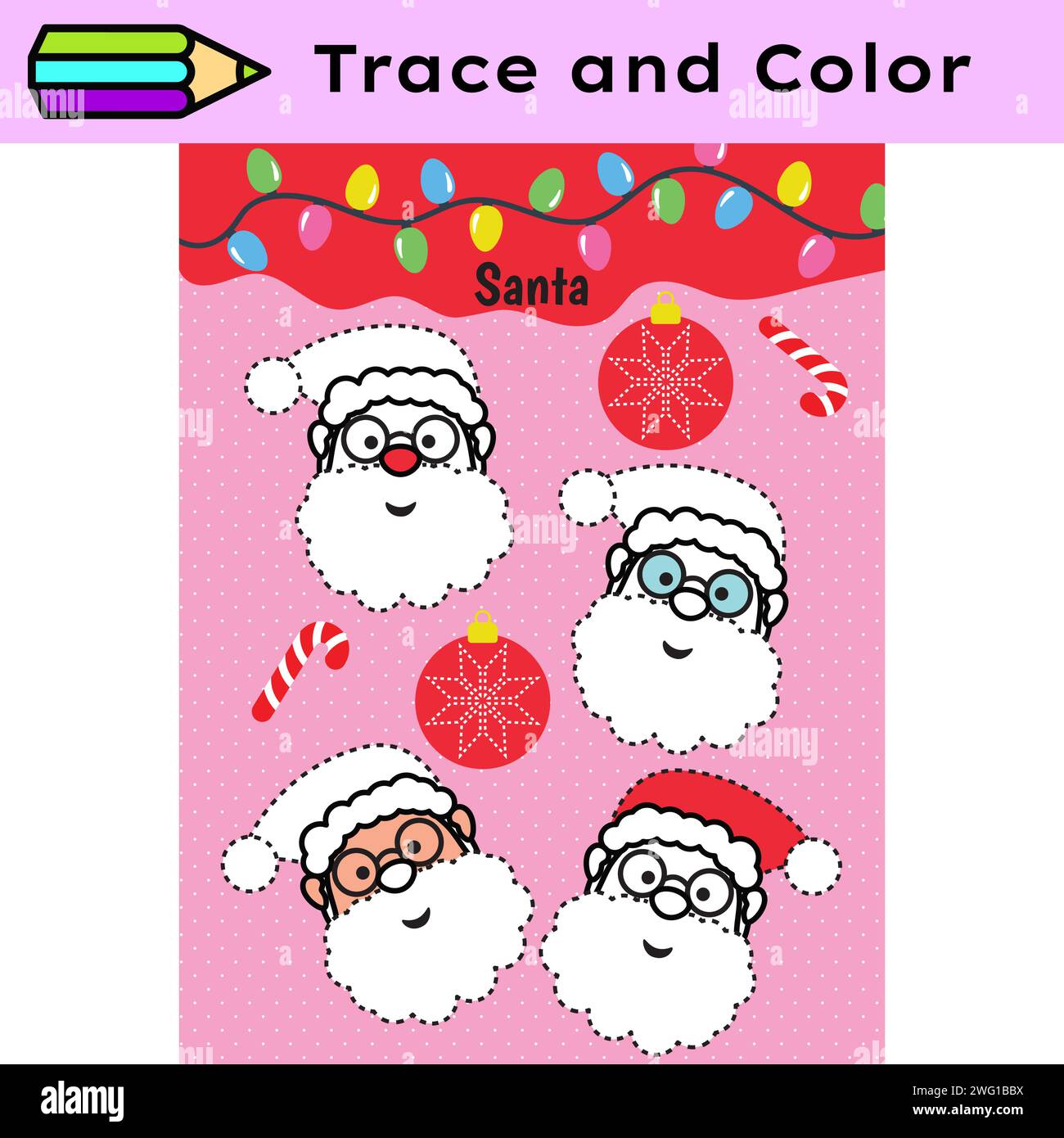 Pen tracing lines activity worksheet for children. Pencil control for ...