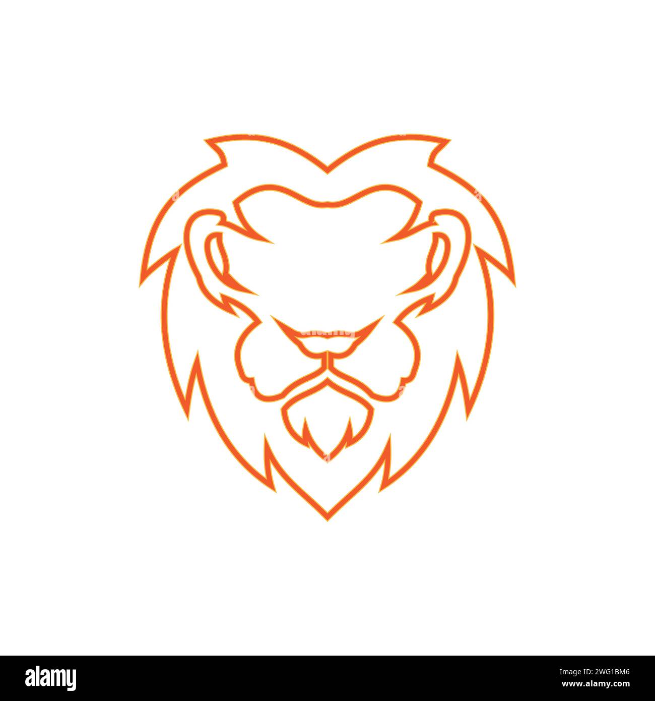 Lion vector logo concept illustration Stock Vector Image & Art - Alamy