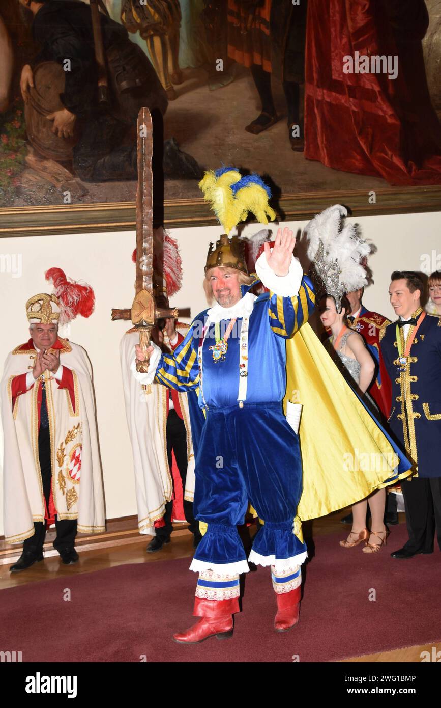 Kasimir Andre Hartmann Damischer Ritter Muenchen 02.02.2024 Rathaus ...