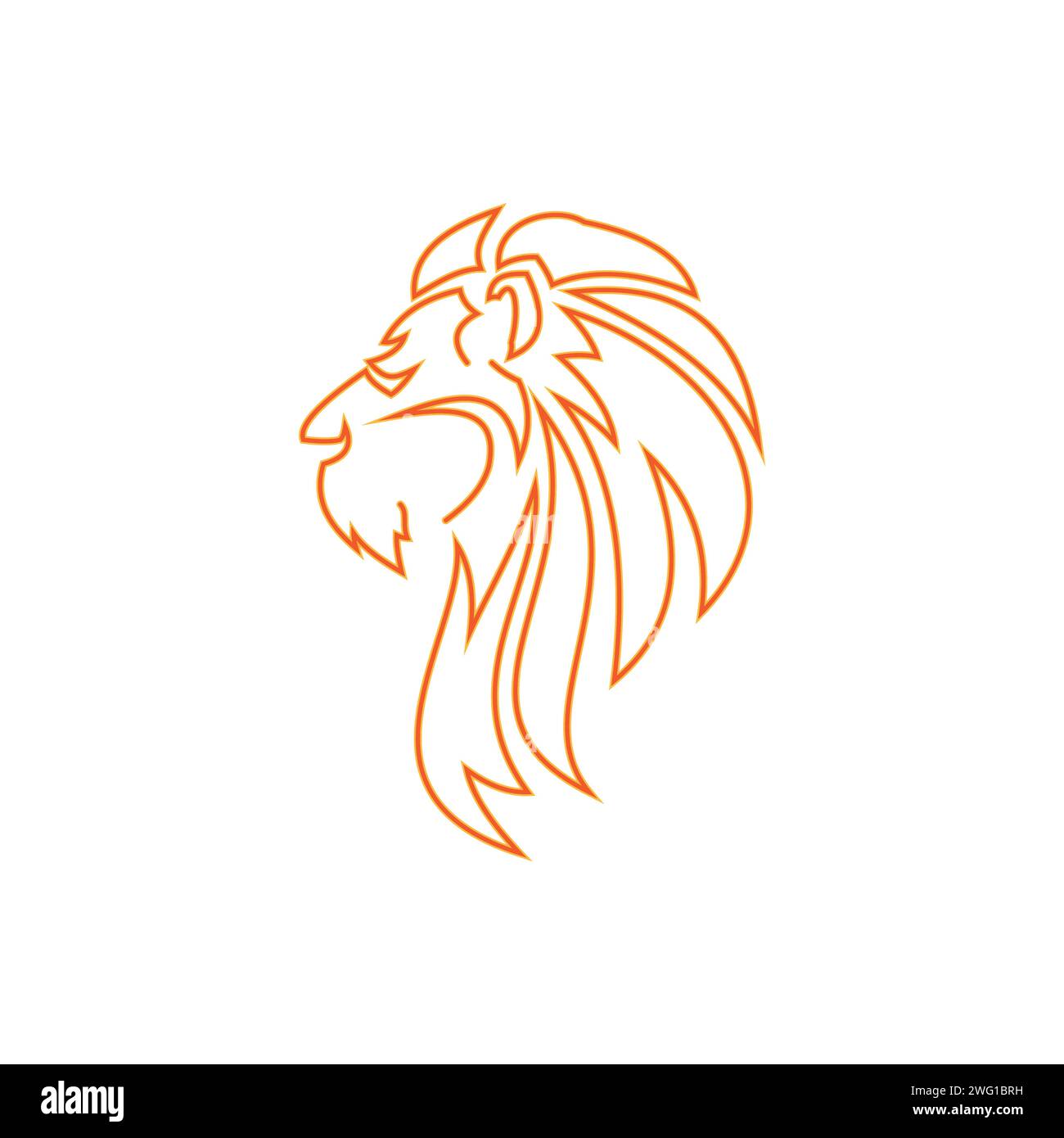 Lion vector logo concept illustration Stock Vector Image & Art - Alamy