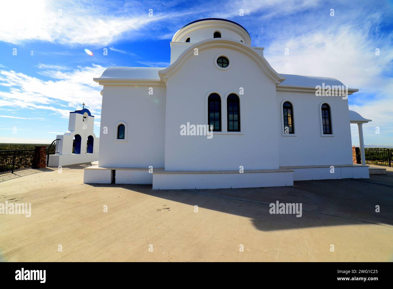 Greek orthodox chapel at St. Anthony's monastery in Arizona Stock Photo ...