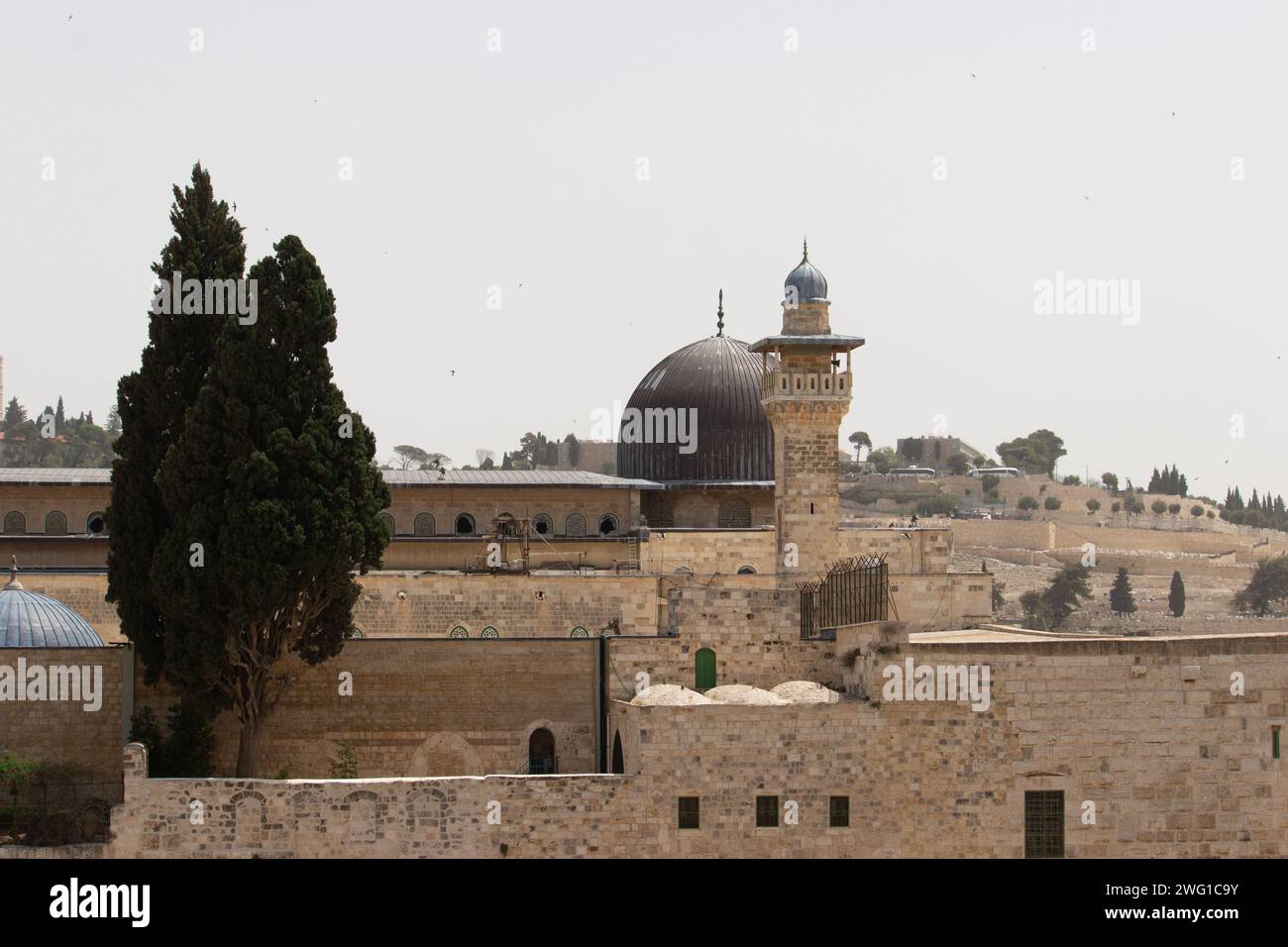 Al Aqsa mosque on the Temple Mount in the old town of Jerusalem Stock ...