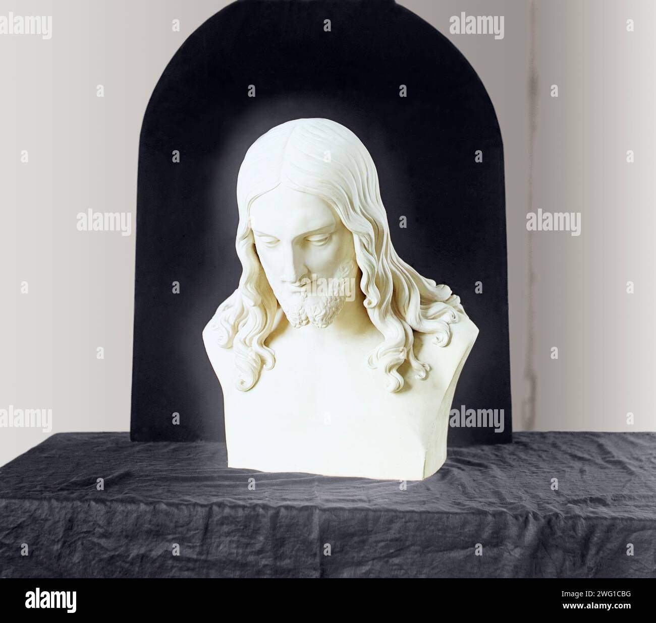 Bust of Jesus, Tver museum, between 1905 and 1915. Sculpture in the ...