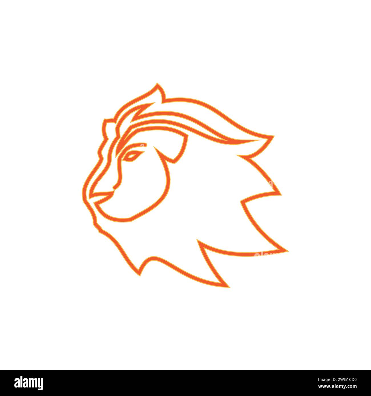 Lion vector logo concept illustration Stock Vector Image & Art - Alamy