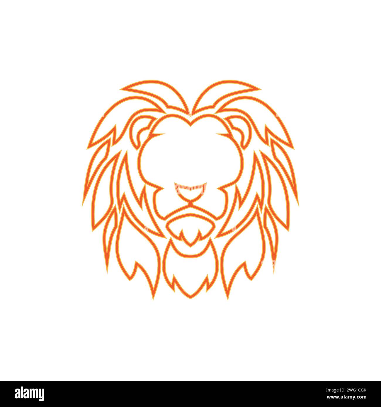 Lion vector logo concept illustration Stock Vector Image & Art - Alamy