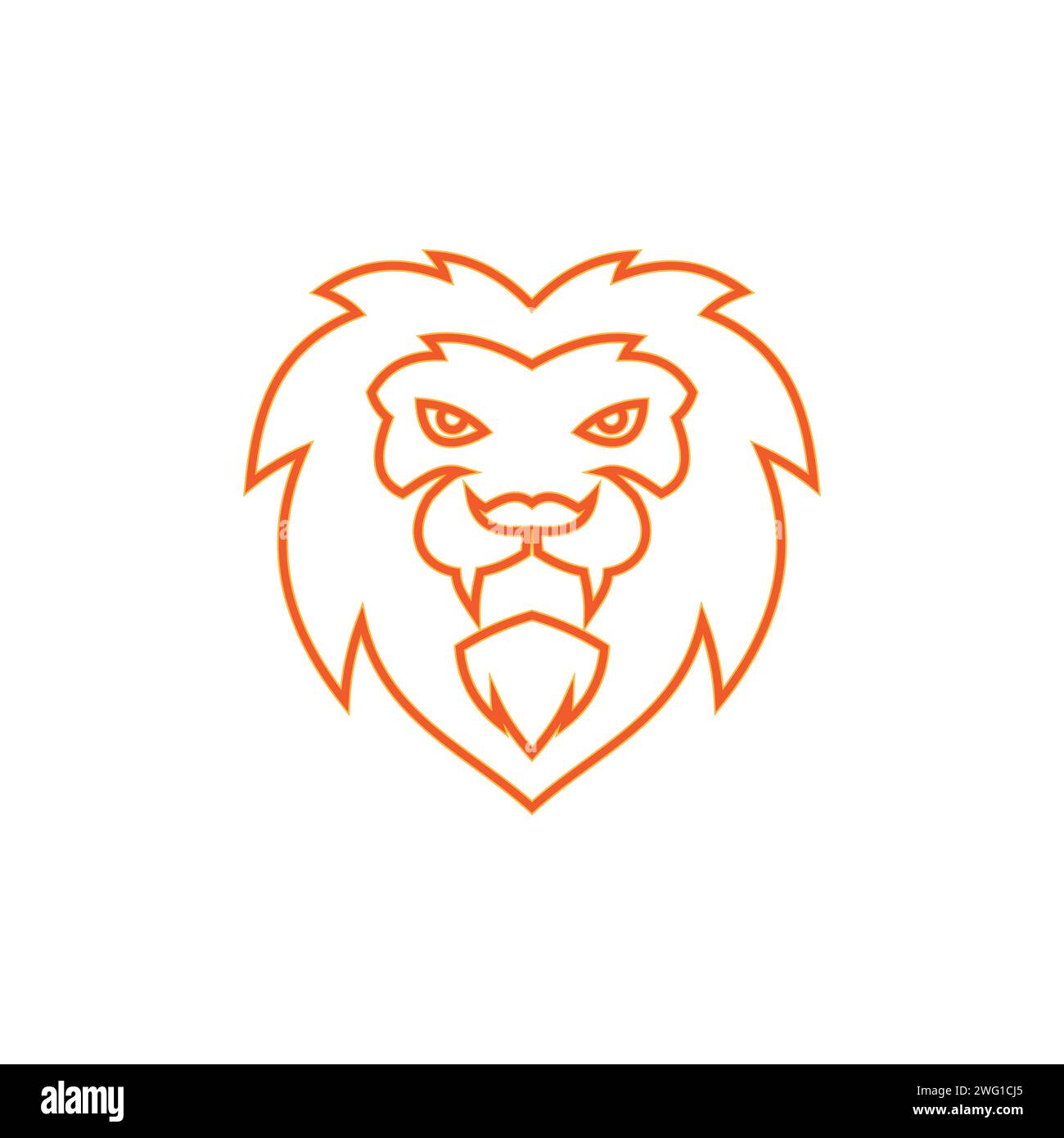 Lion vector logo concept illustration Stock Vector Image & Art - Alamy
