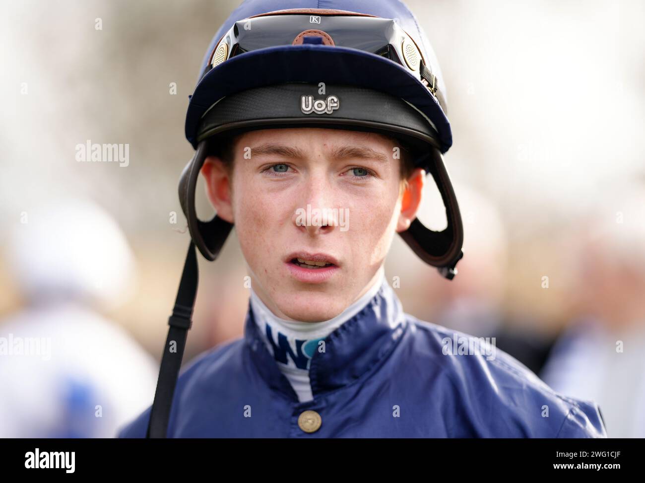 Jockey Joe Leavy at Lingfield Park Racecourse, Surrey. Picture date ...