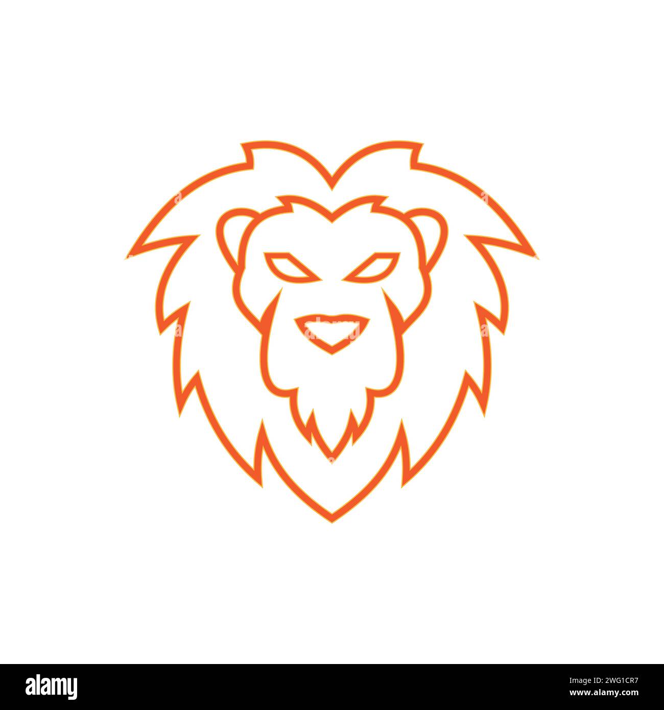 Lion vector logo concept illustration Stock Vector Image & Art - Alamy