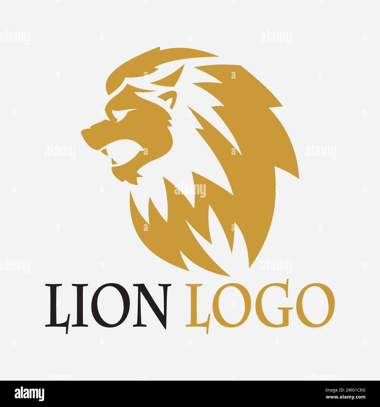 Lion vector logo concept illustration Stock Vector Image & Art - Alamy