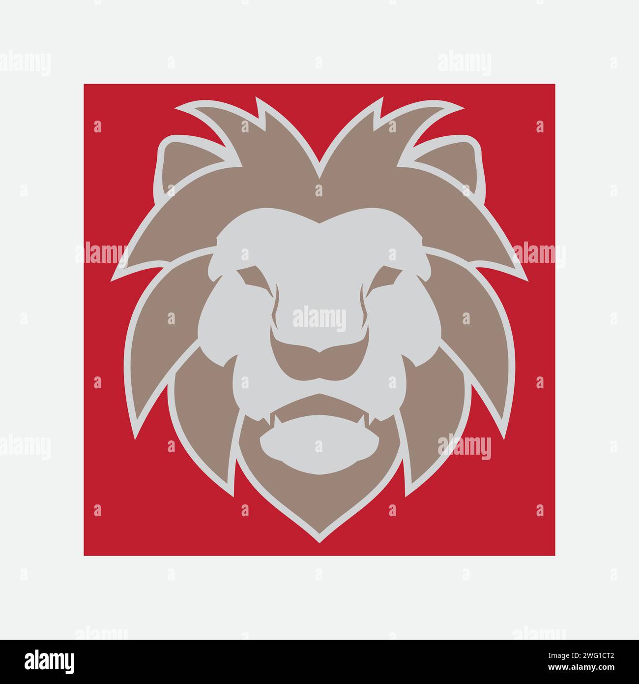 Lion vector logo concept illustration Stock Vector Image & Art - Alamy