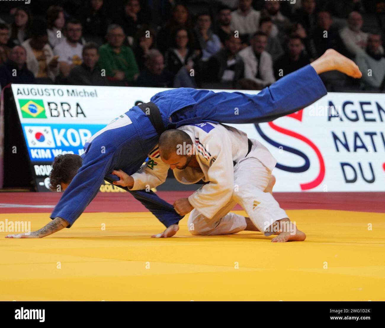 Mkheidze Luka of, France. , . IJF Judo event on February 2, 2024 at ...
