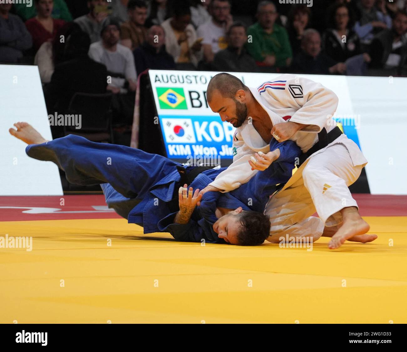 Mkheidze Luka of, France. , . IJF Judo event on February 2, 2024 at ...