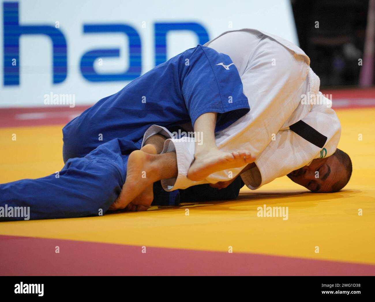 Mkheidze Luka of, France. , . IJF Judo event on February 2, 2024 at ...