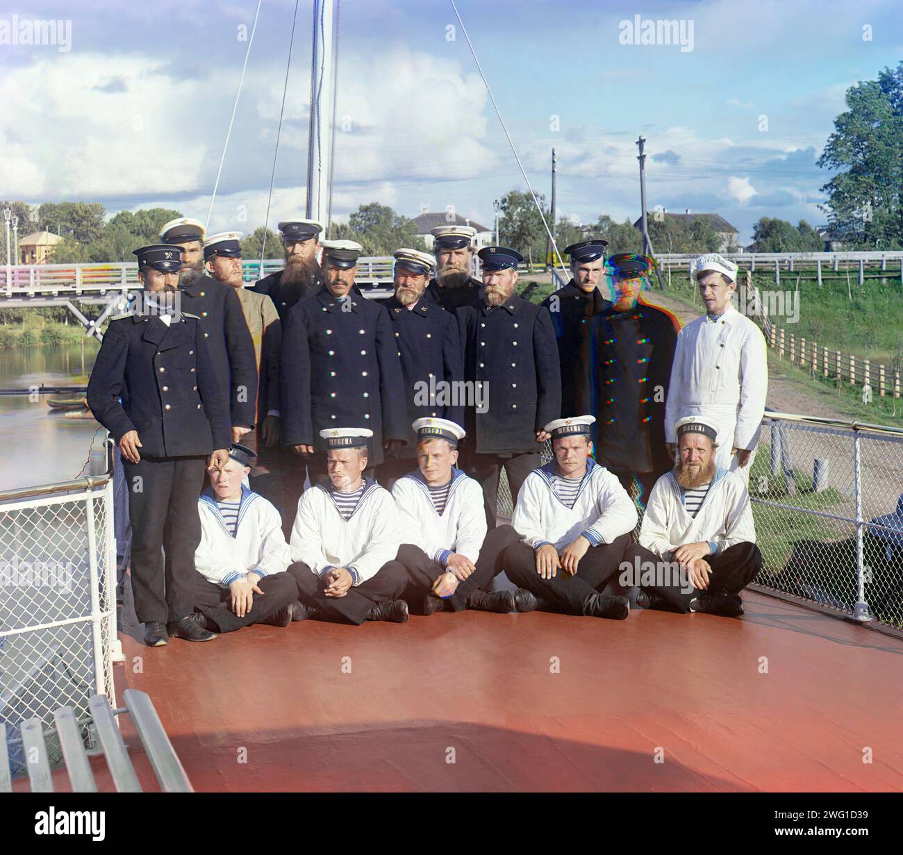 Crew of the steamship hi-res stock photography and images - Alamy