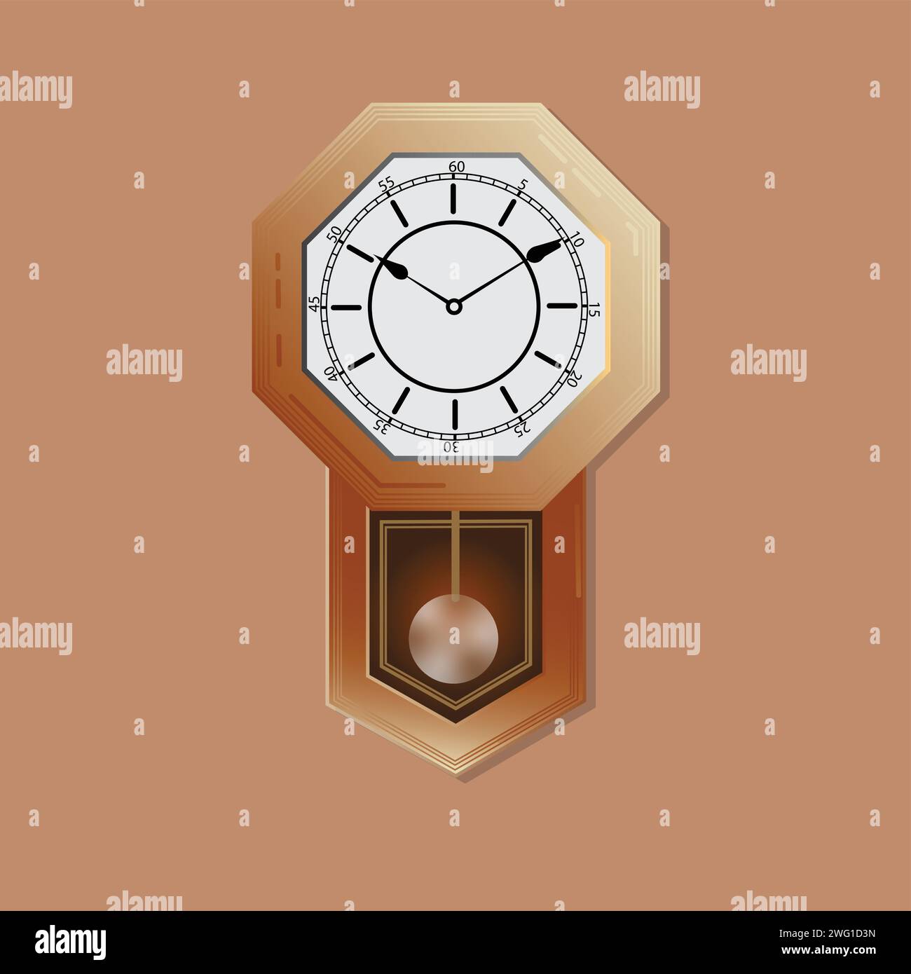 Lady clock Stock Vector Images - Alamy
