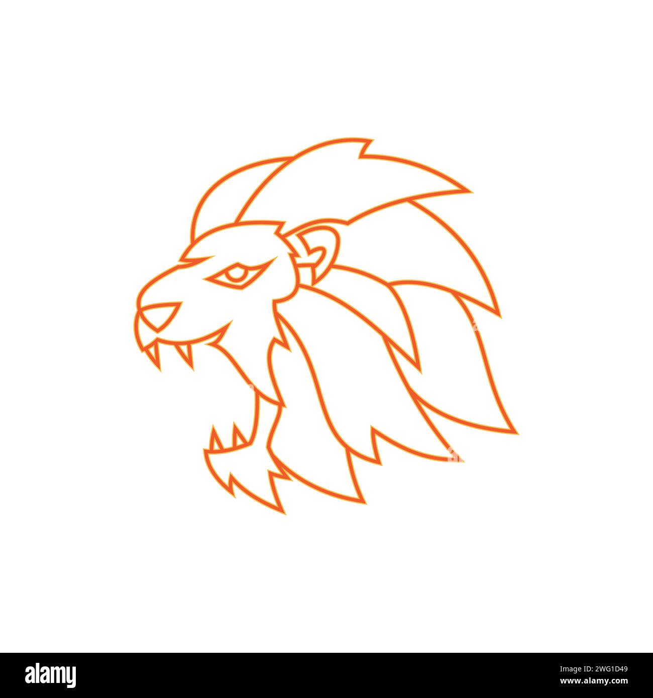 Lion vector logo concept illustration Stock Vector Image & Art - Alamy