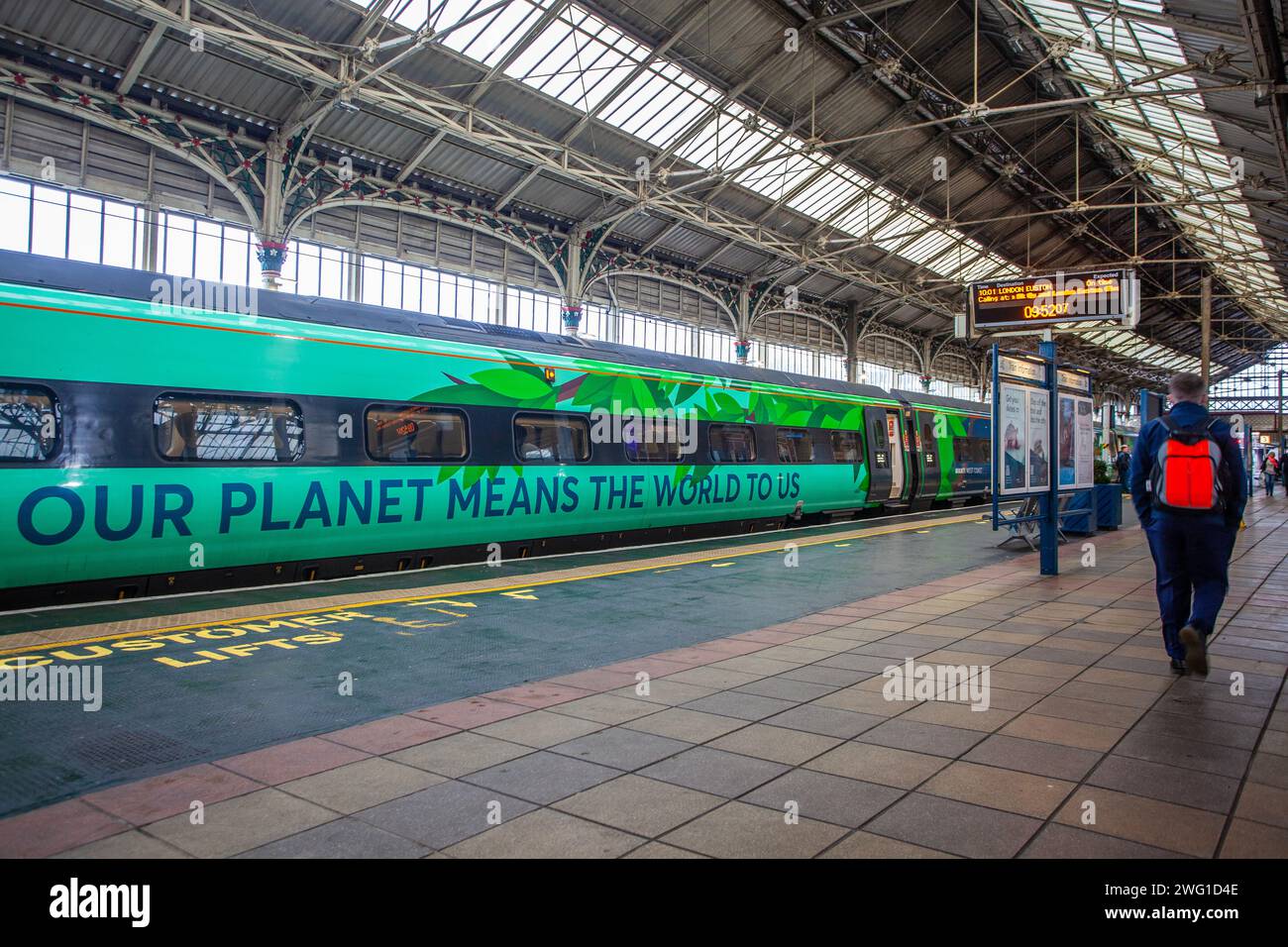 Vinyl Wrap Climate train slogans Avanti West Coast, Alstrom and Angel ...