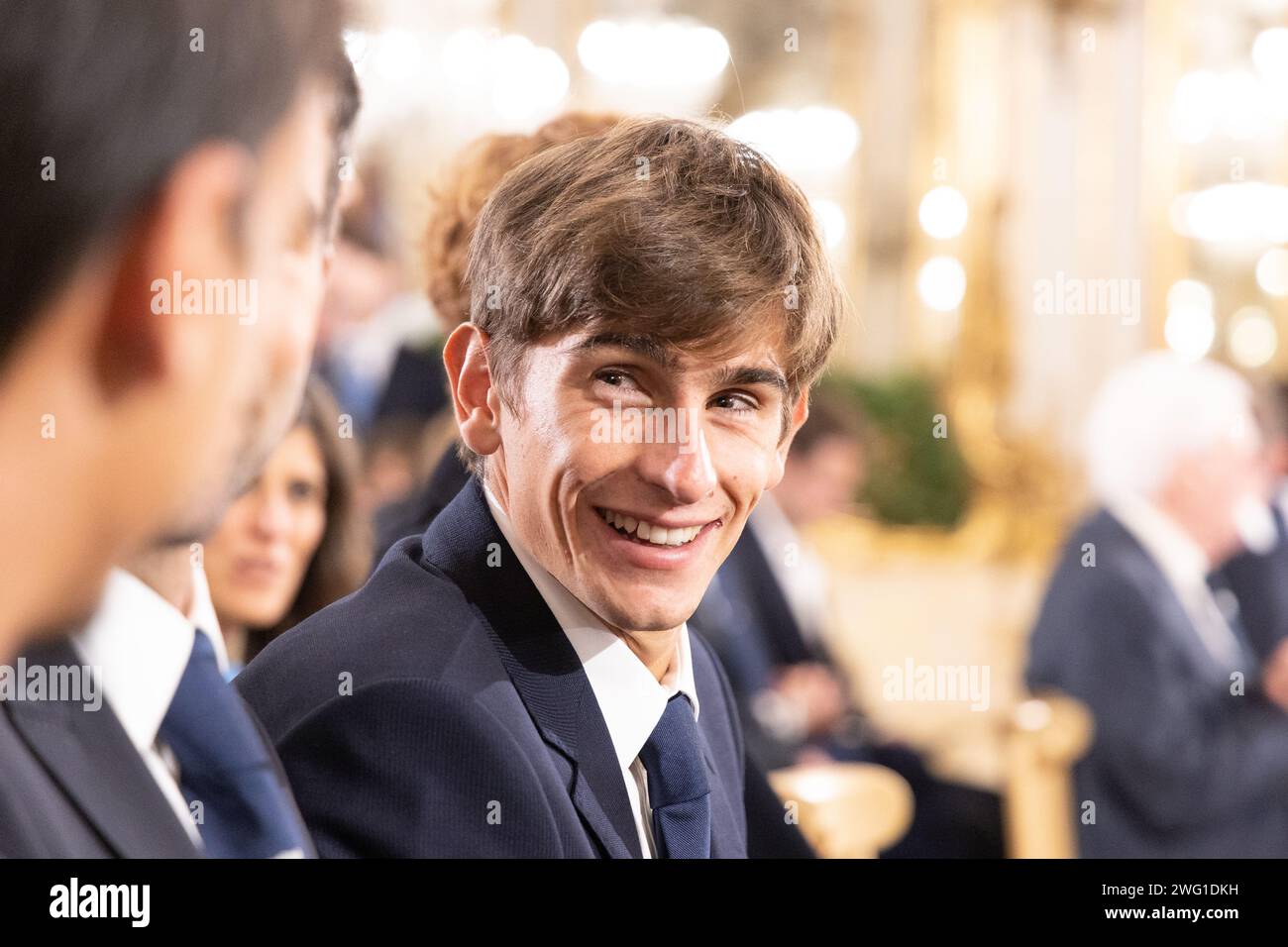 Rome, Italy. 01st Feb, 2024. The Italian tennis player Matteo Arnaldi ...