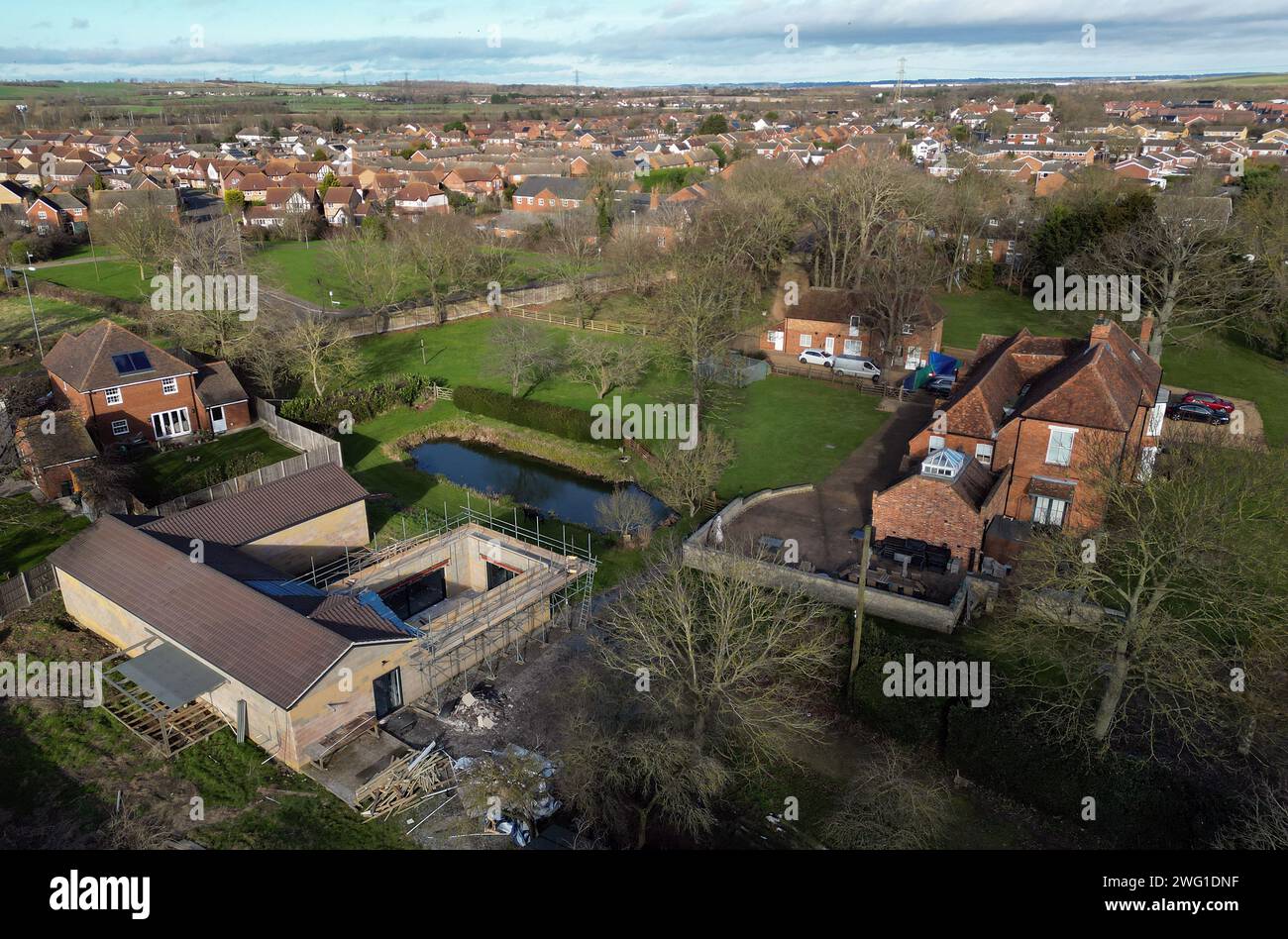 Work continues to demolish an unauthorised spa pool block at the home ...