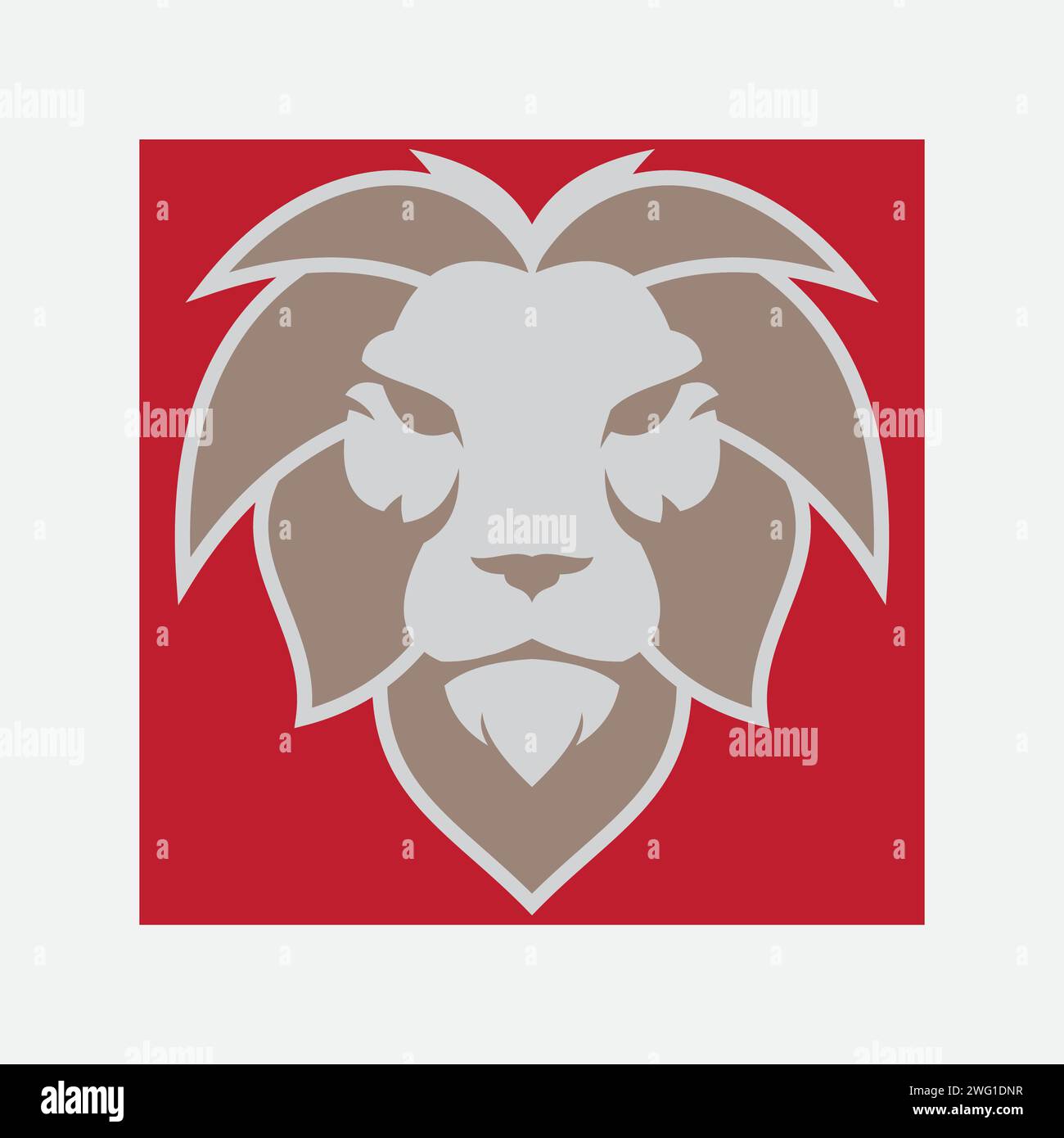 Lion vector logo concept illustration Stock Vector Image & Art - Alamy