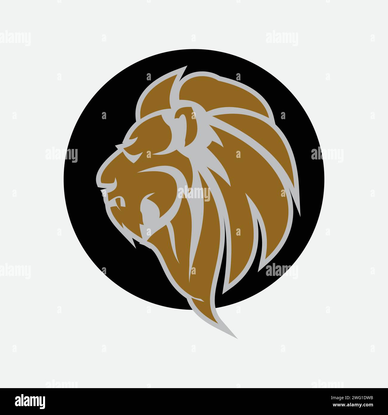 Lion vector logo concept illustration Stock Vector Image & Art - Alamy