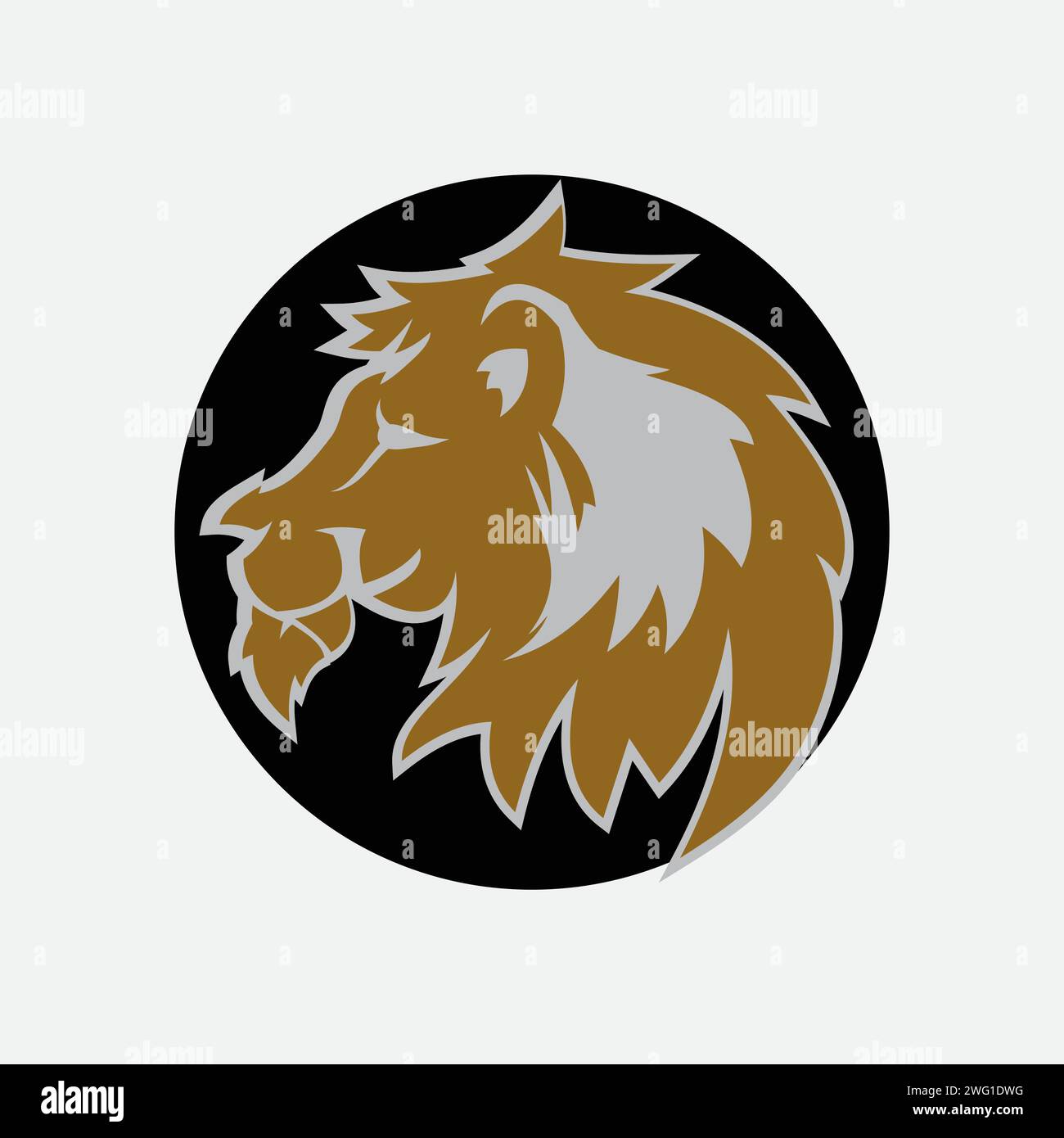 Lion vector logo concept illustration Stock Vector Image & Art - Alamy