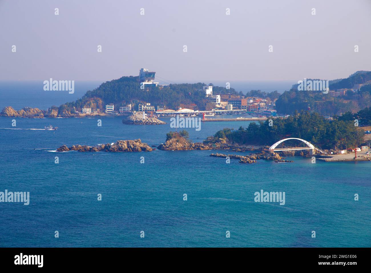 Samcheok City, South Korea - December 28, 2023: An intimate perspective ...