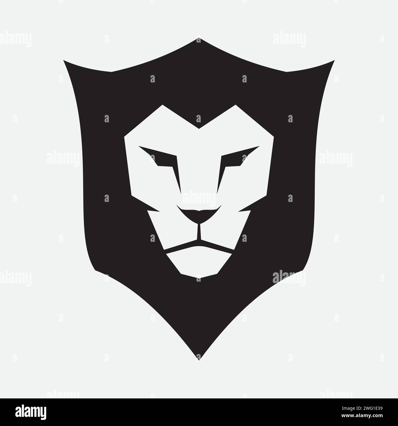 Lion vector logo concept illustration Stock Vector Image & Art - Alamy