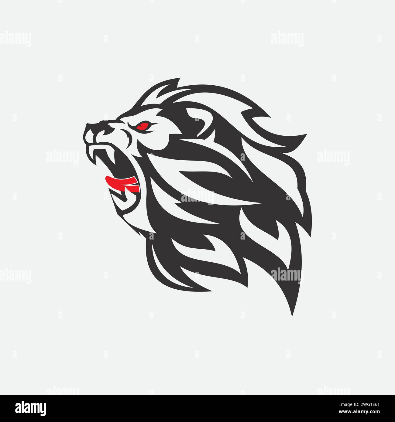 Lion vector logo concept illustration Stock Vector Image & Art - Alamy
