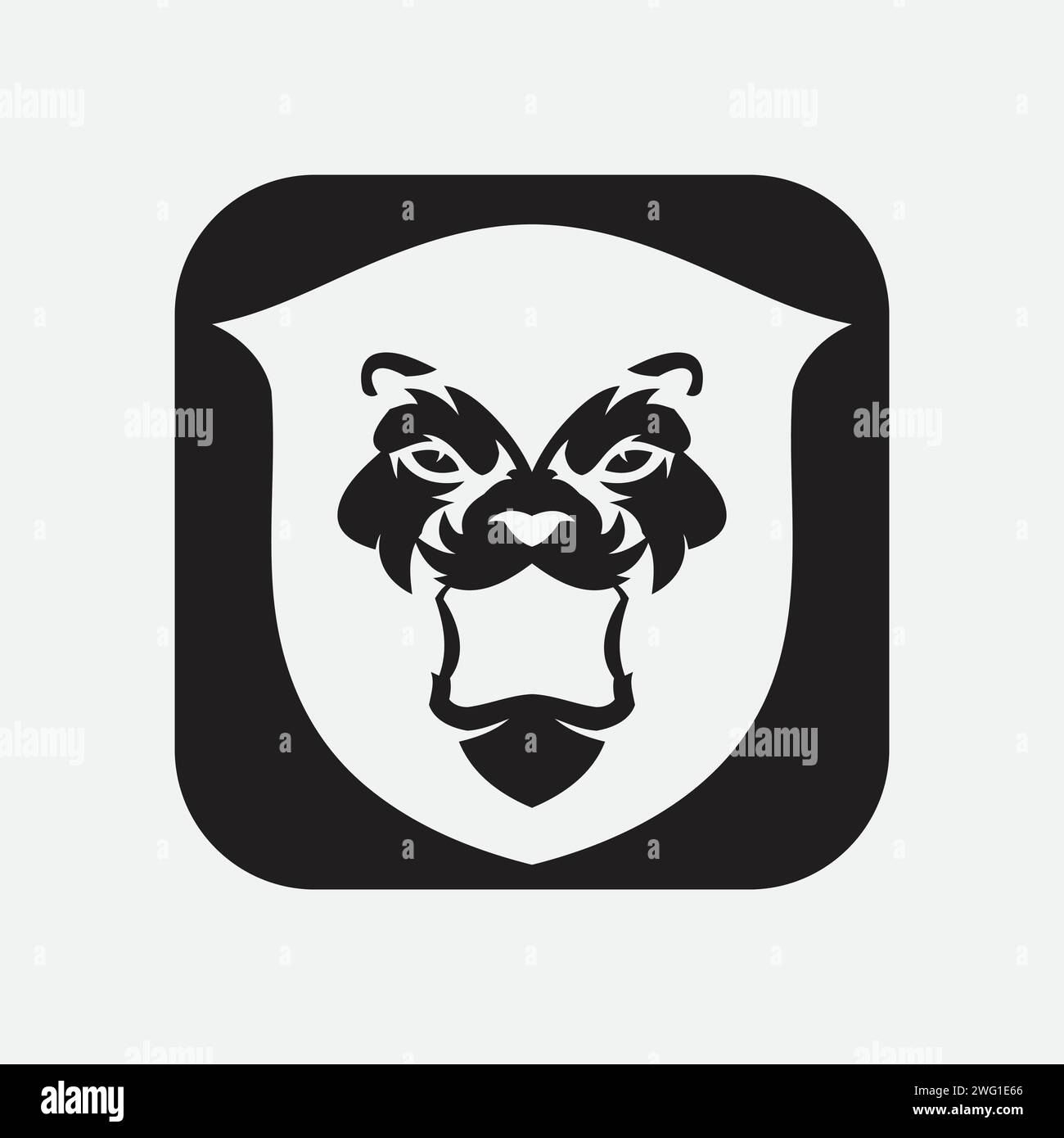Lion vector logo concept illustration Stock Vector Image & Art - Alamy