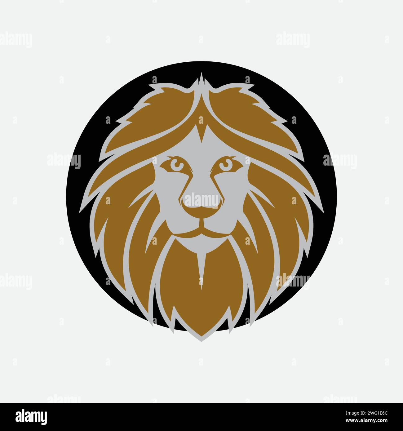 Lion vector logo concept illustration Stock Vector Image & Art - Alamy