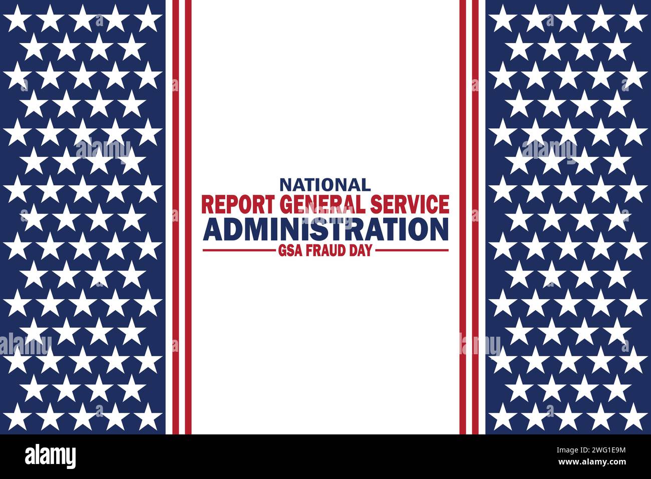 National report General Service Administration GSA Fraud Day Vector ...