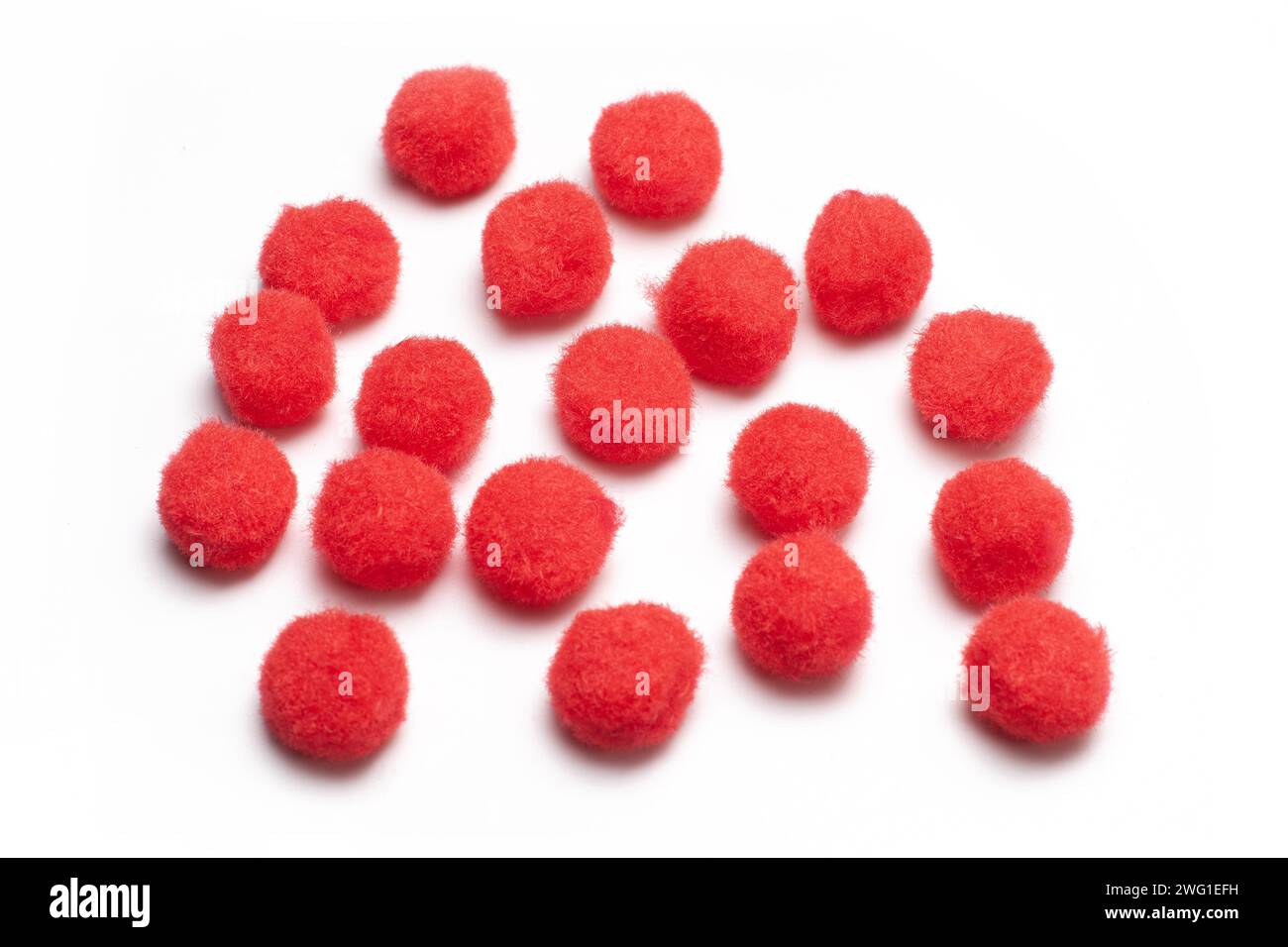 Red balls on natural Cut Out Stock Images & Pictures - Alamy