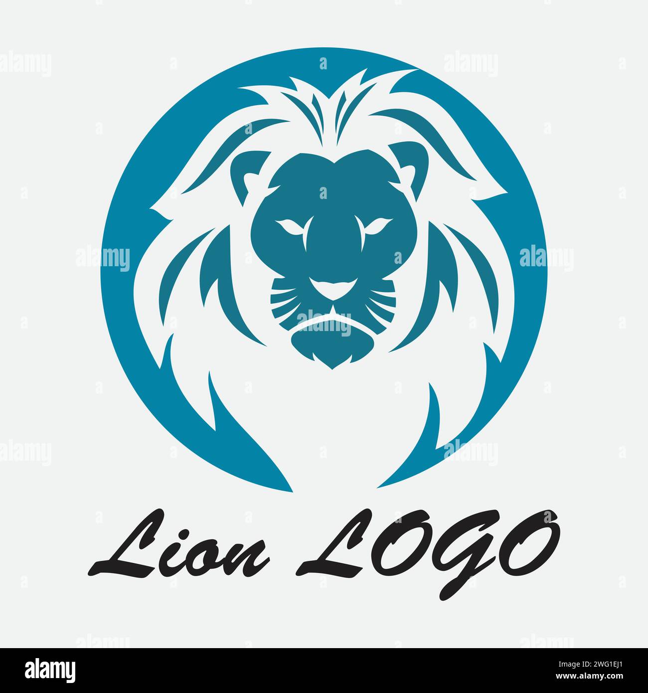 Lion vector logo concept illustration Stock Vector Image & Art - Alamy