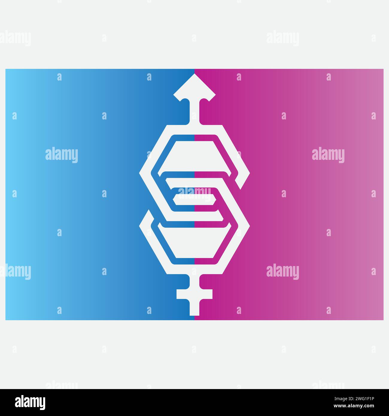 Gender symbol vector logo concept illustration Stock Vector Image & Art ...