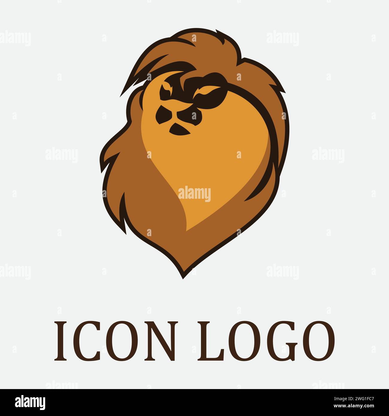 Lion vector logo concept illustration Stock Vector Image & Art - Alamy
