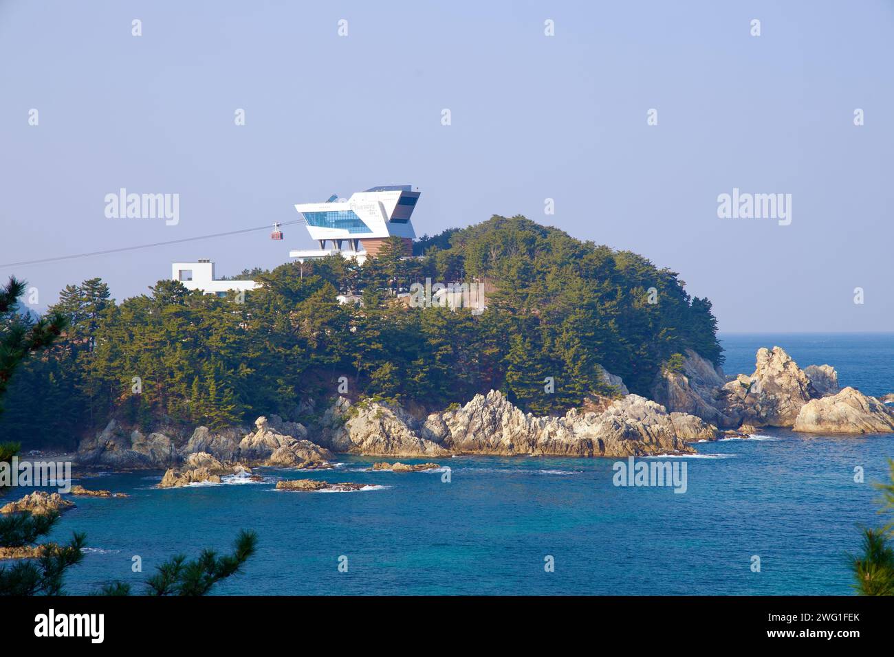 Samcheok City, South Korea - December 28, 2023: The southern station of ...
