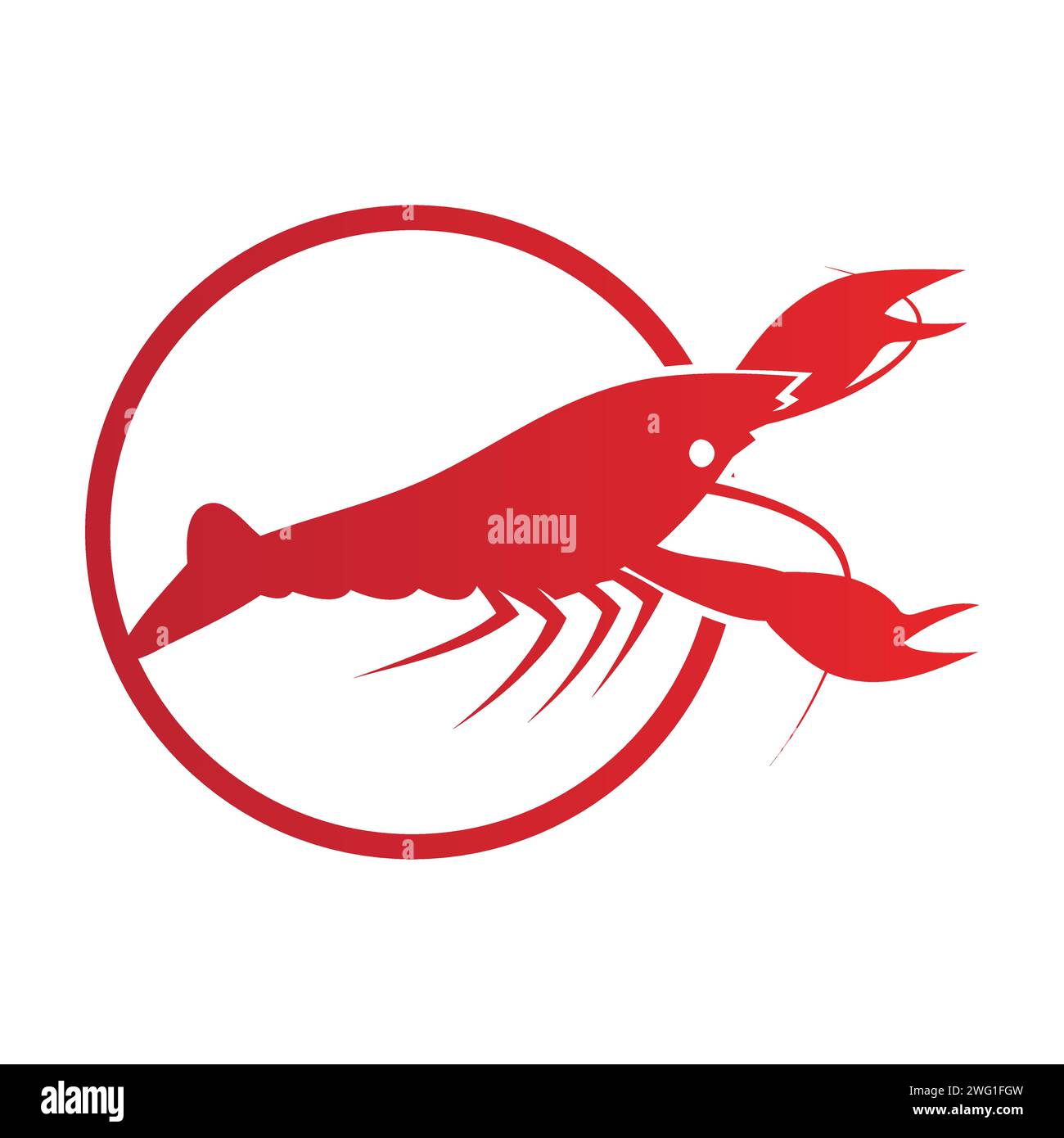 Lobster vector logo concept illustration Stock Vector Image & Art - Alamy