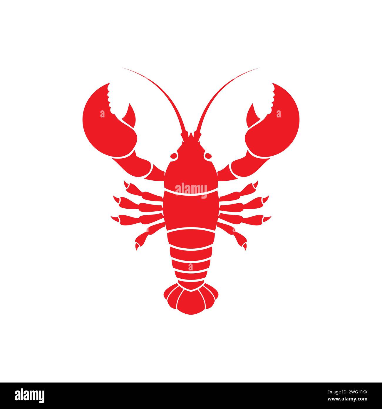 Lobster vector logo concept illustration Stock Vector Image & Art - Alamy