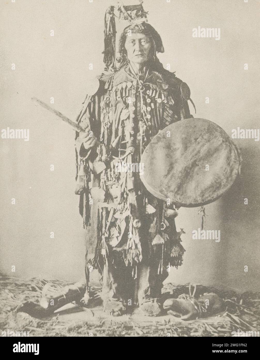 Tungus Shaman Woman, 1904-1917. National Library of Russia Stock Photo ...